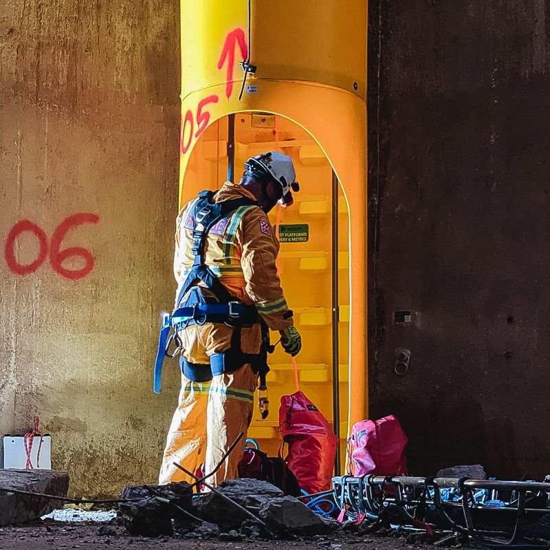 Laddertube Mine Escapeway System | Safescape