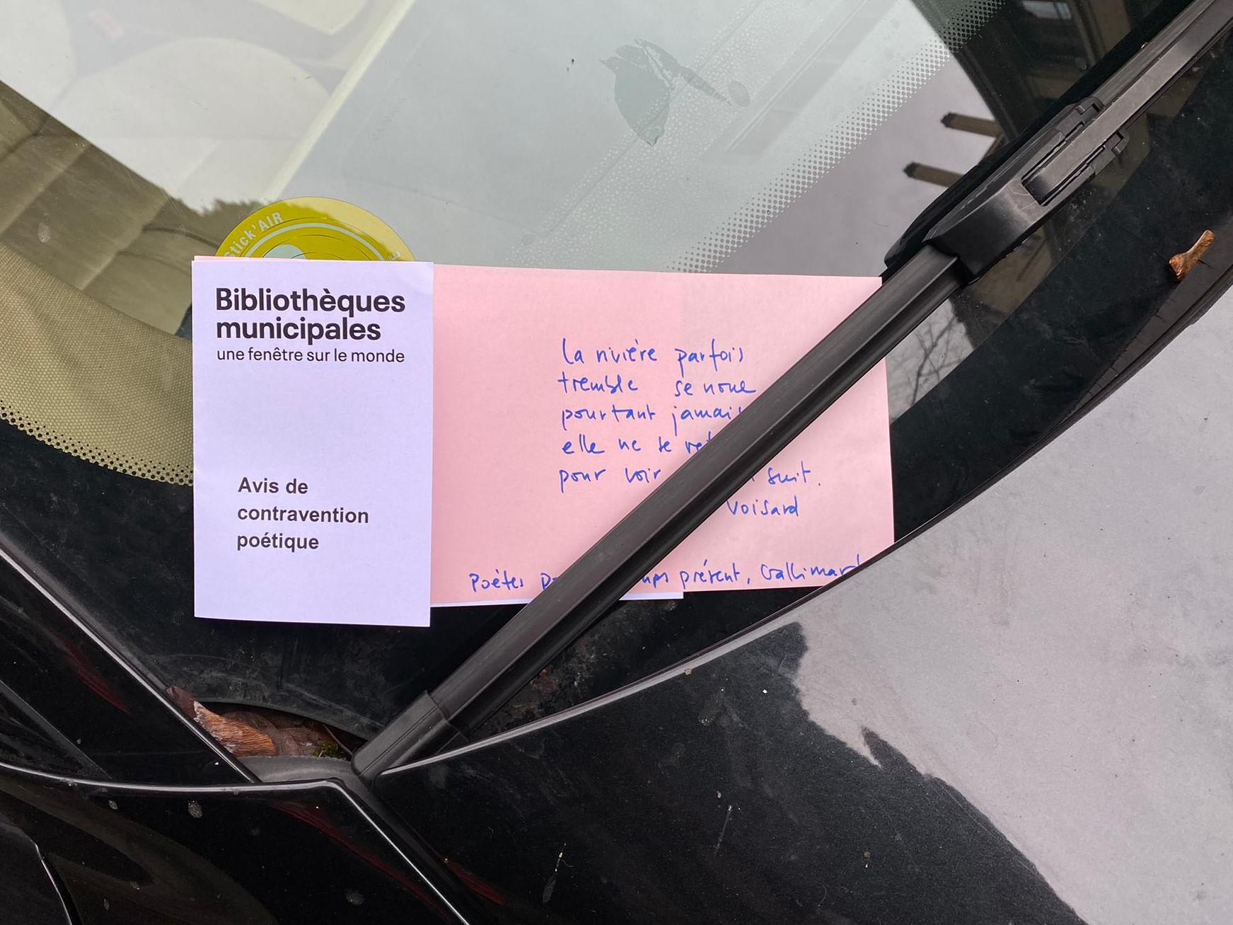 Dès samedi 6 février - Participez à "Pare-brise en rimes" avec vos ...