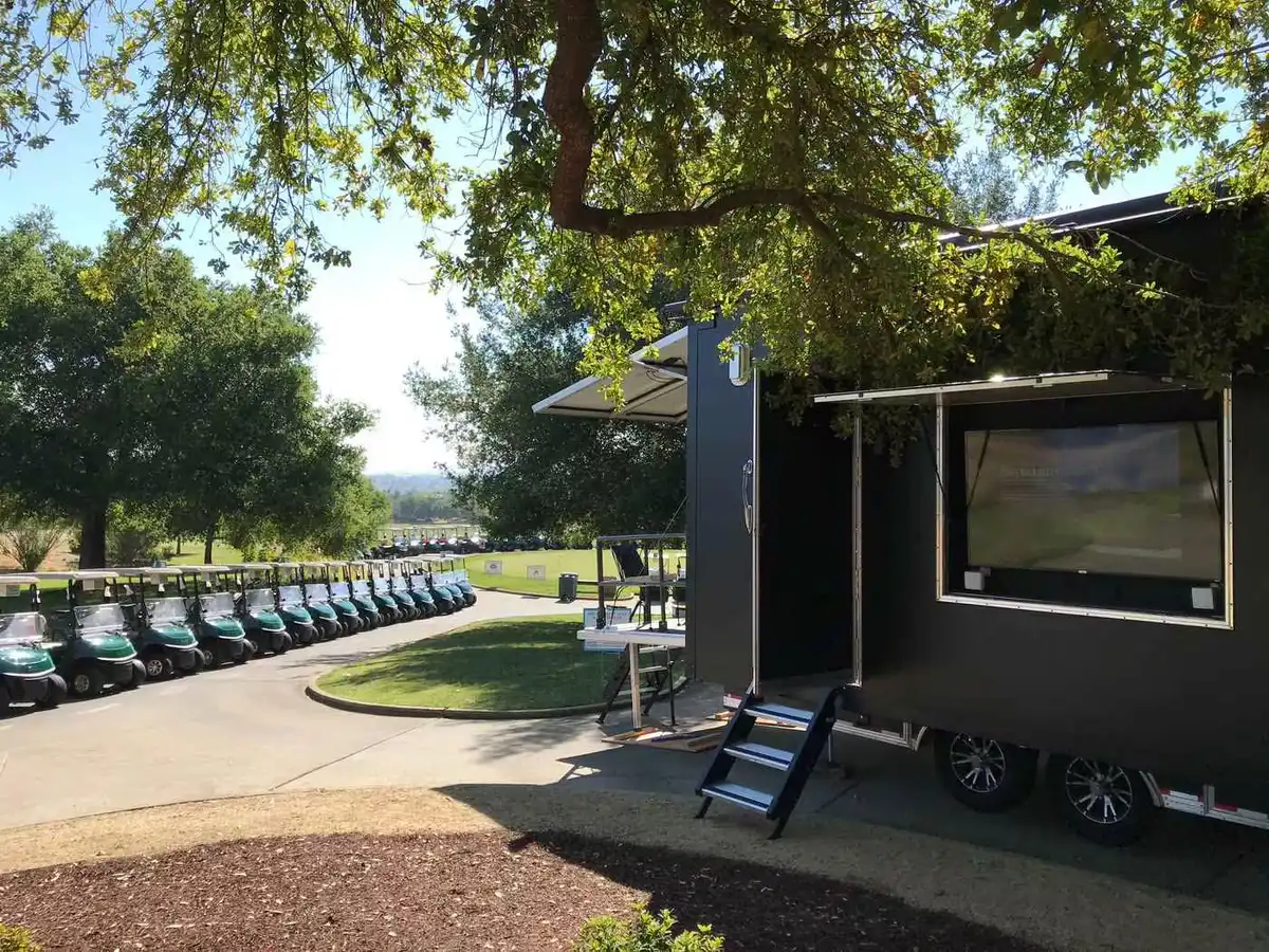 About Dryvebox Mobile Golf Simulator