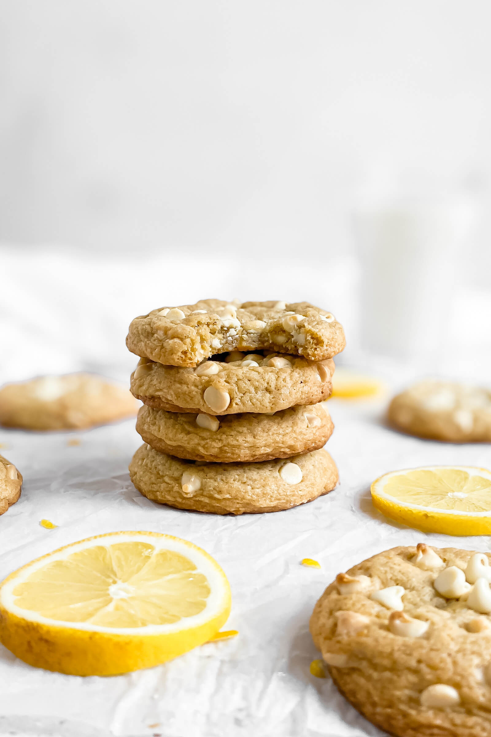 Lemon White Chocolate Chip Cookies