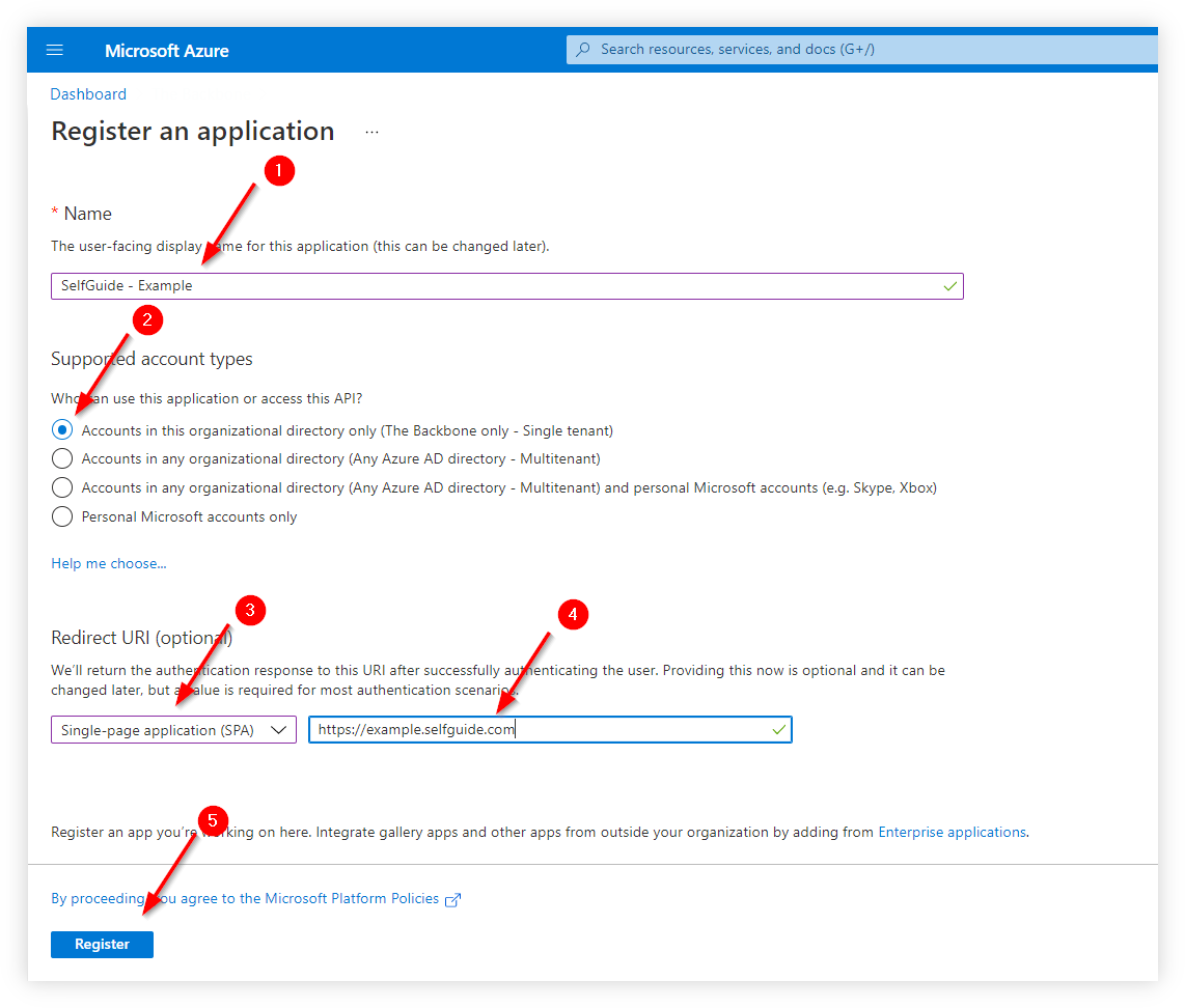 Prepare Azure AD integration | Integrations | SelfGuide kb
