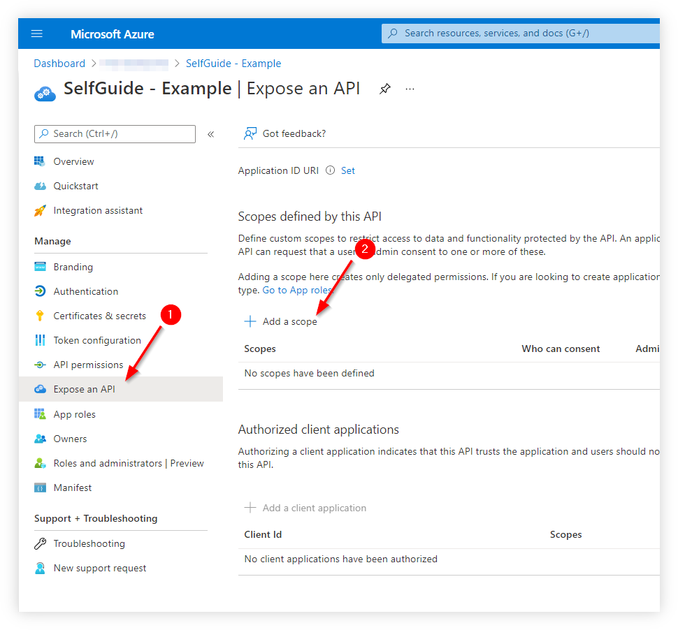 Prepare Azure AD integration | Integrations | SelfGuide kb