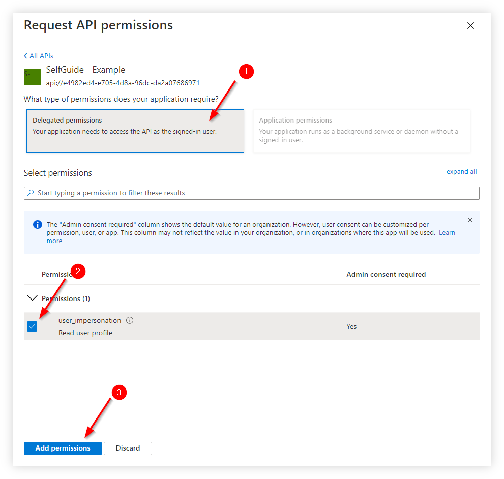 Prepare Azure AD integration | Integrations | SelfGuide kb