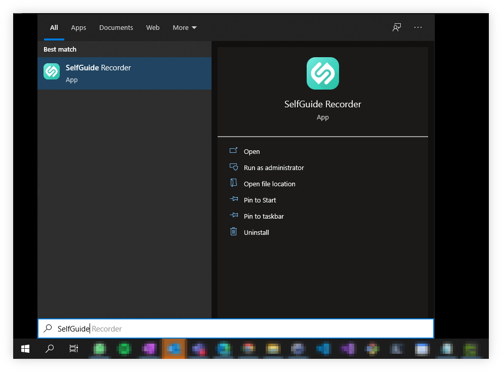 Recorder installation | Getting Started | SelfGuide kb