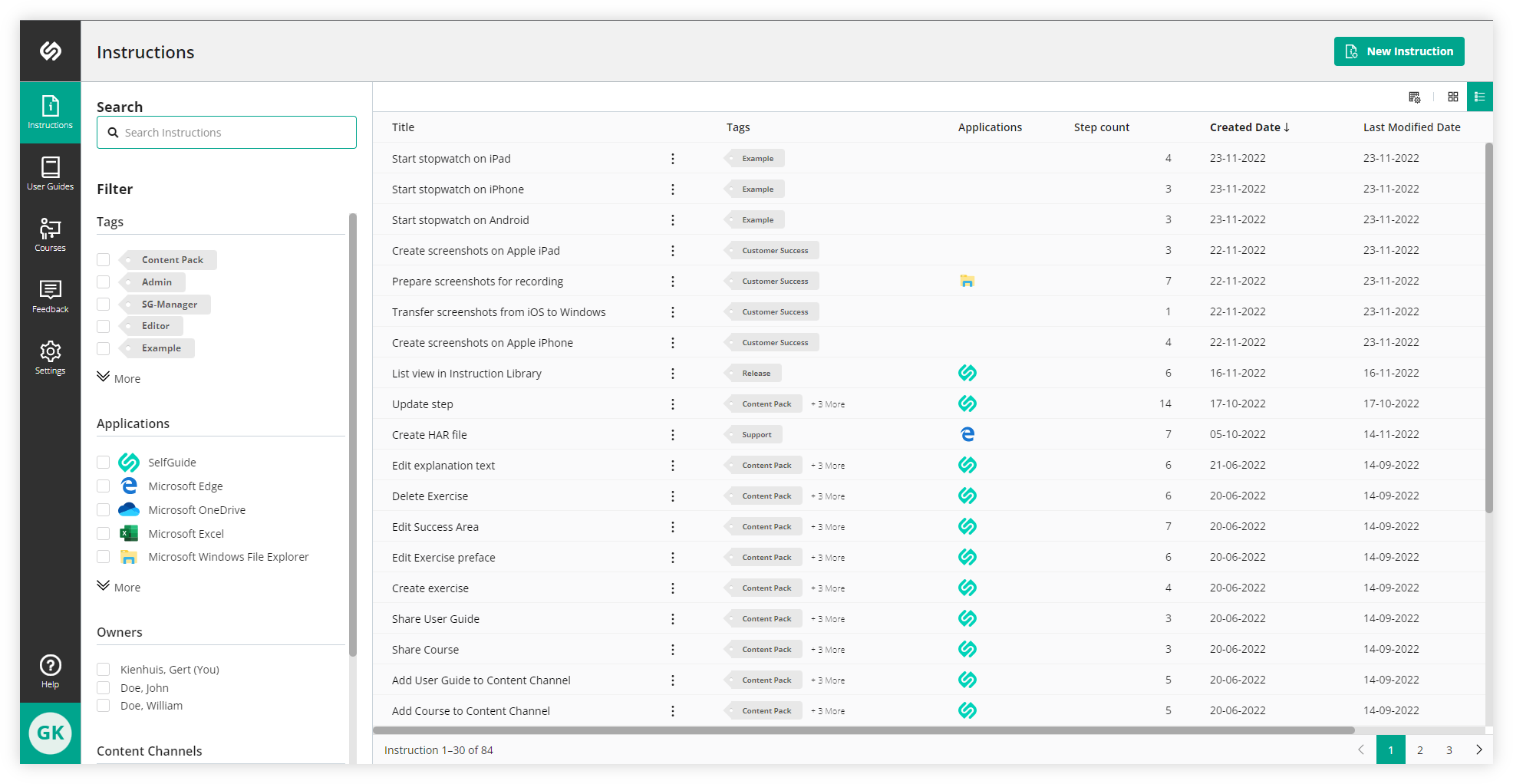 13/12 - AWI to Continues as Instruction | Releases | SelfGuide kb