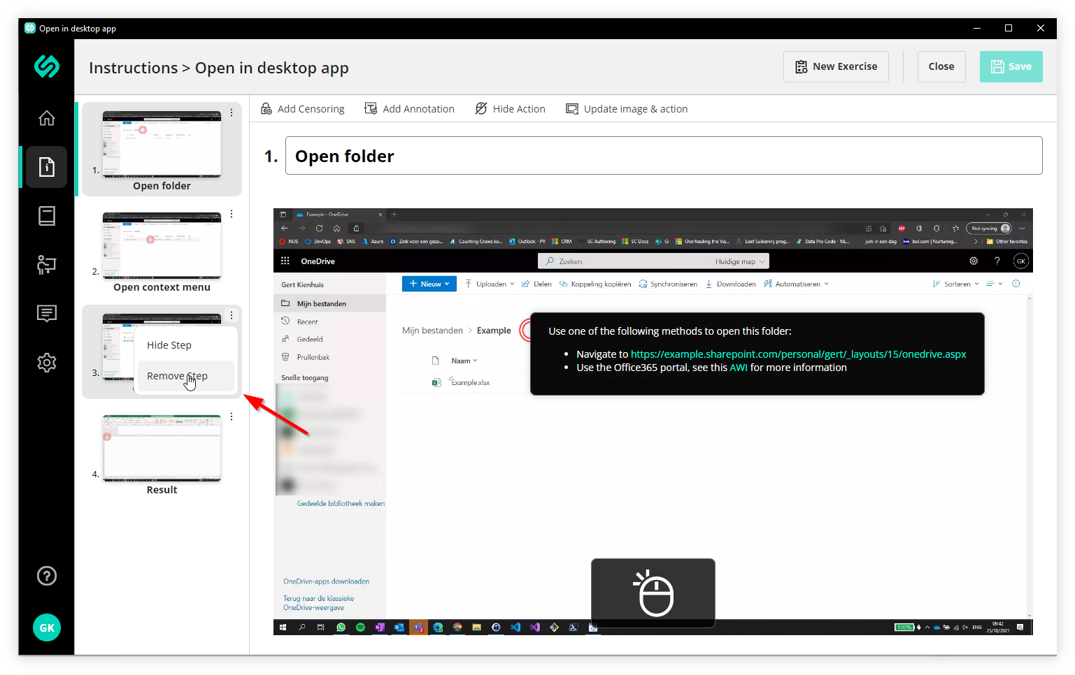 07/02 - Remove step | Releases | SelfGuide kb