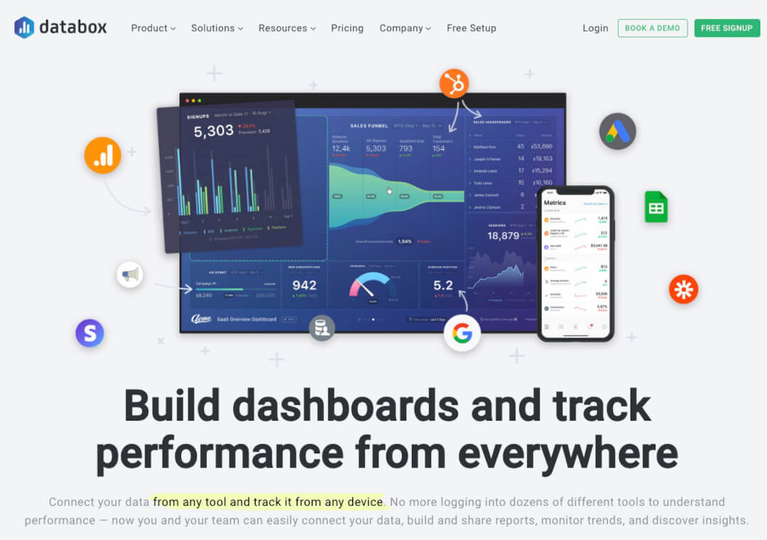 The Top Digital Marketing Dashboard Tools and Examples