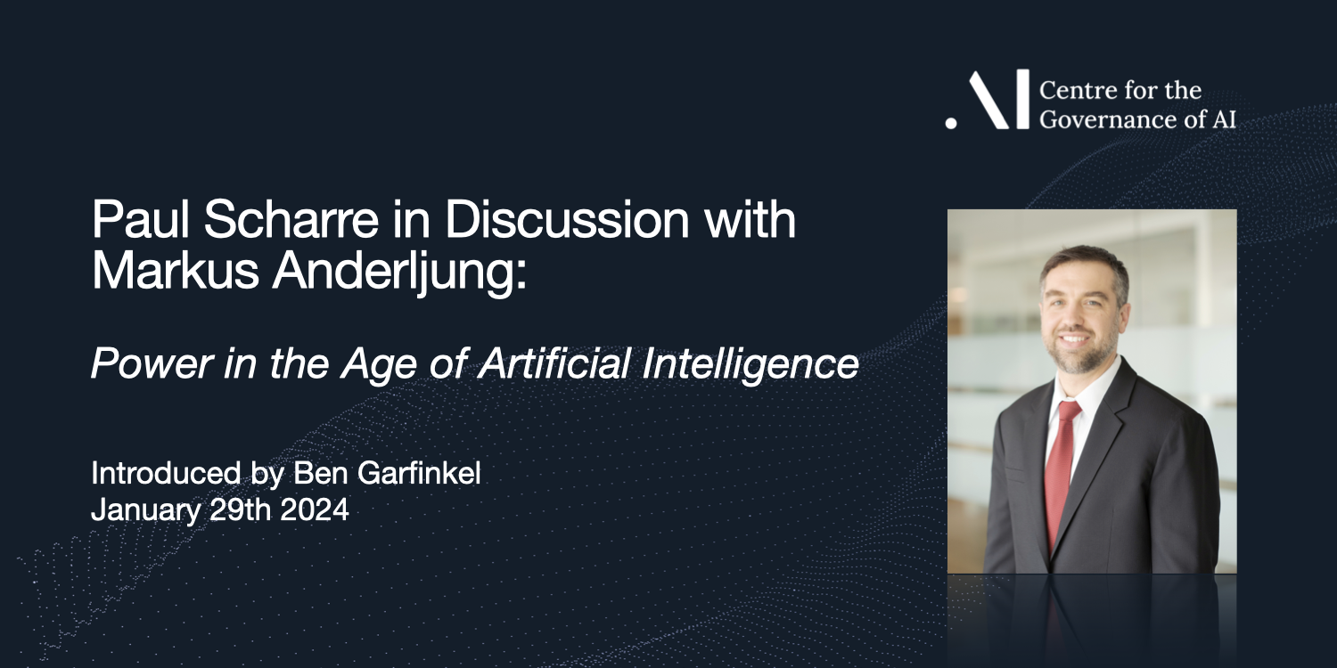 Paul Scharre & Markus Anderljung: Power in the Age of Artificial ...