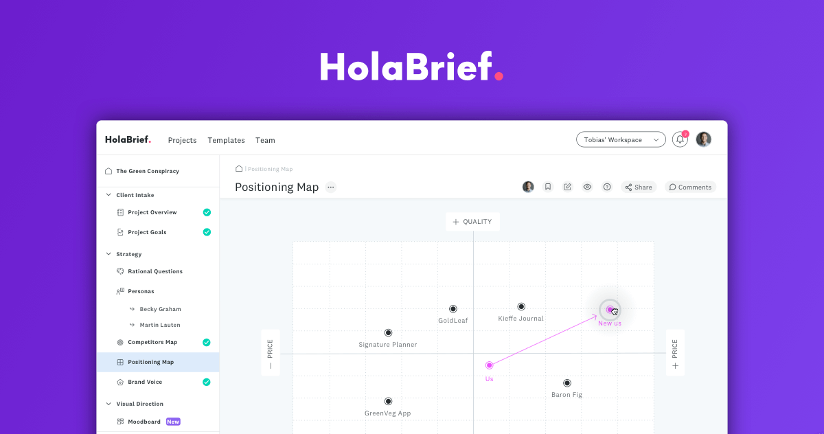 HolaBrief | the #1 Briefing & Collaboration Platform