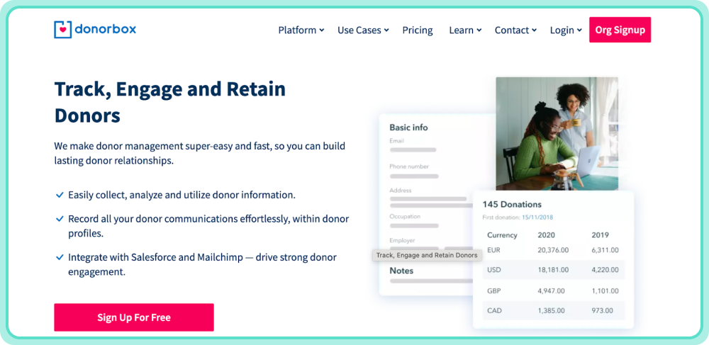 The 9 Best Donor Management Software for Nonprofits in 2024
