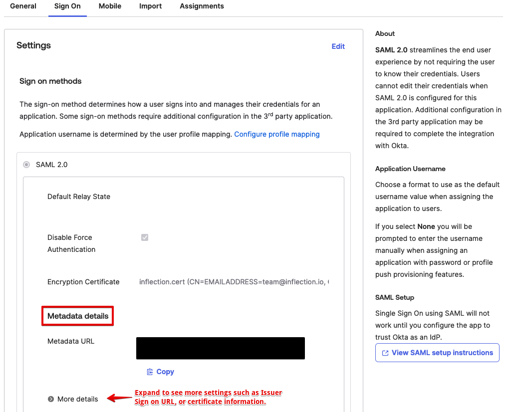 How to Configure SAML 2.0 for Inflection.io How to Configure SAML 2.0 for Inflection.io