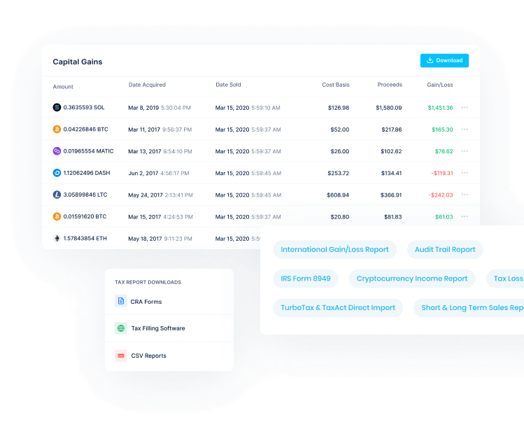 CoinLedger - Canada's #1 Crypto Tax Software