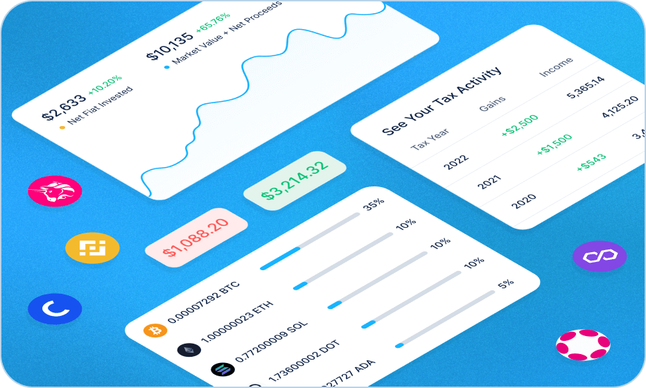 The Simple, Free Crypto Portfolio Tracker | CoinLedger