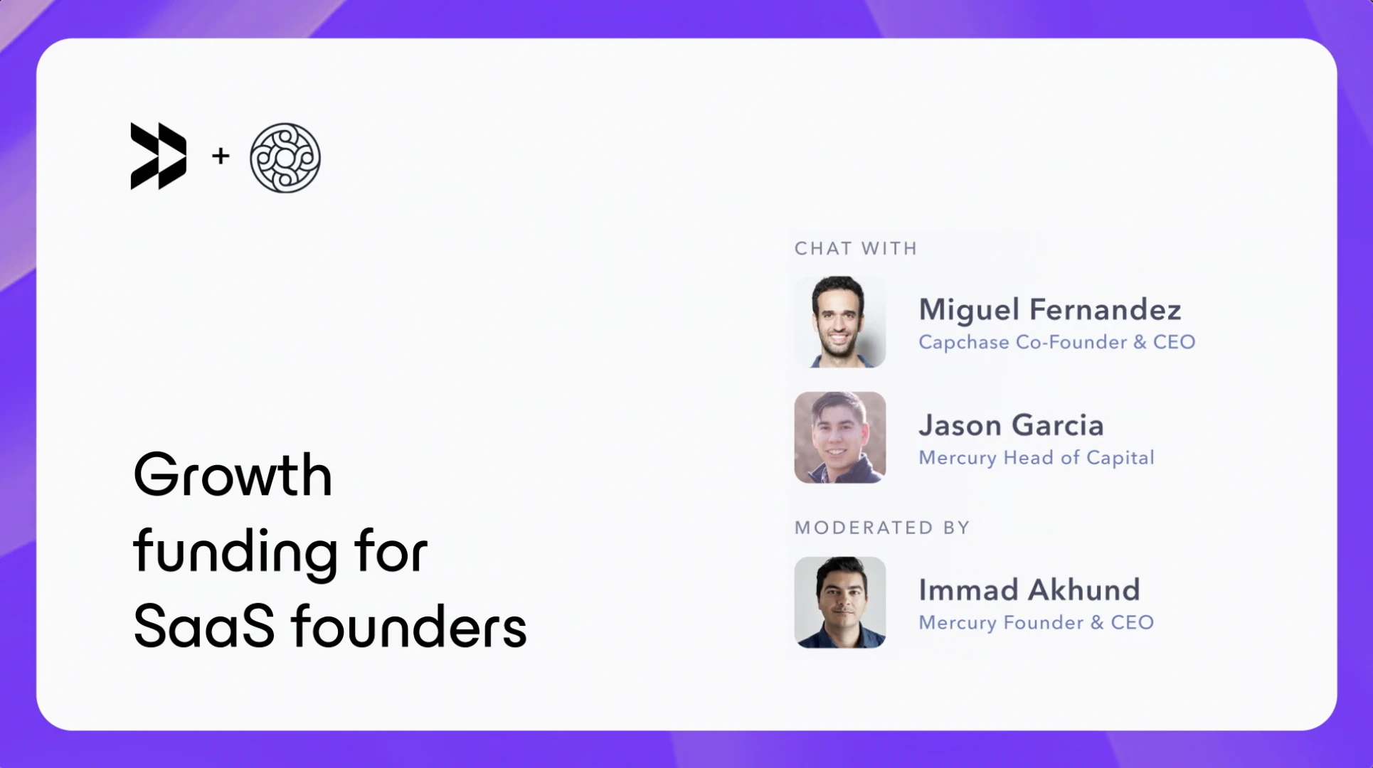 Capchase x Mercury: Growth funding for SaaS founders