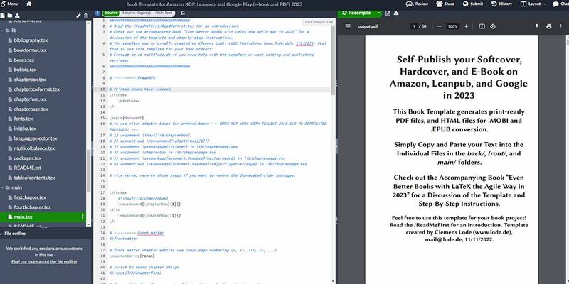 Overleaf & LaTeX Your 2023 Book Writing and Publishing Guide