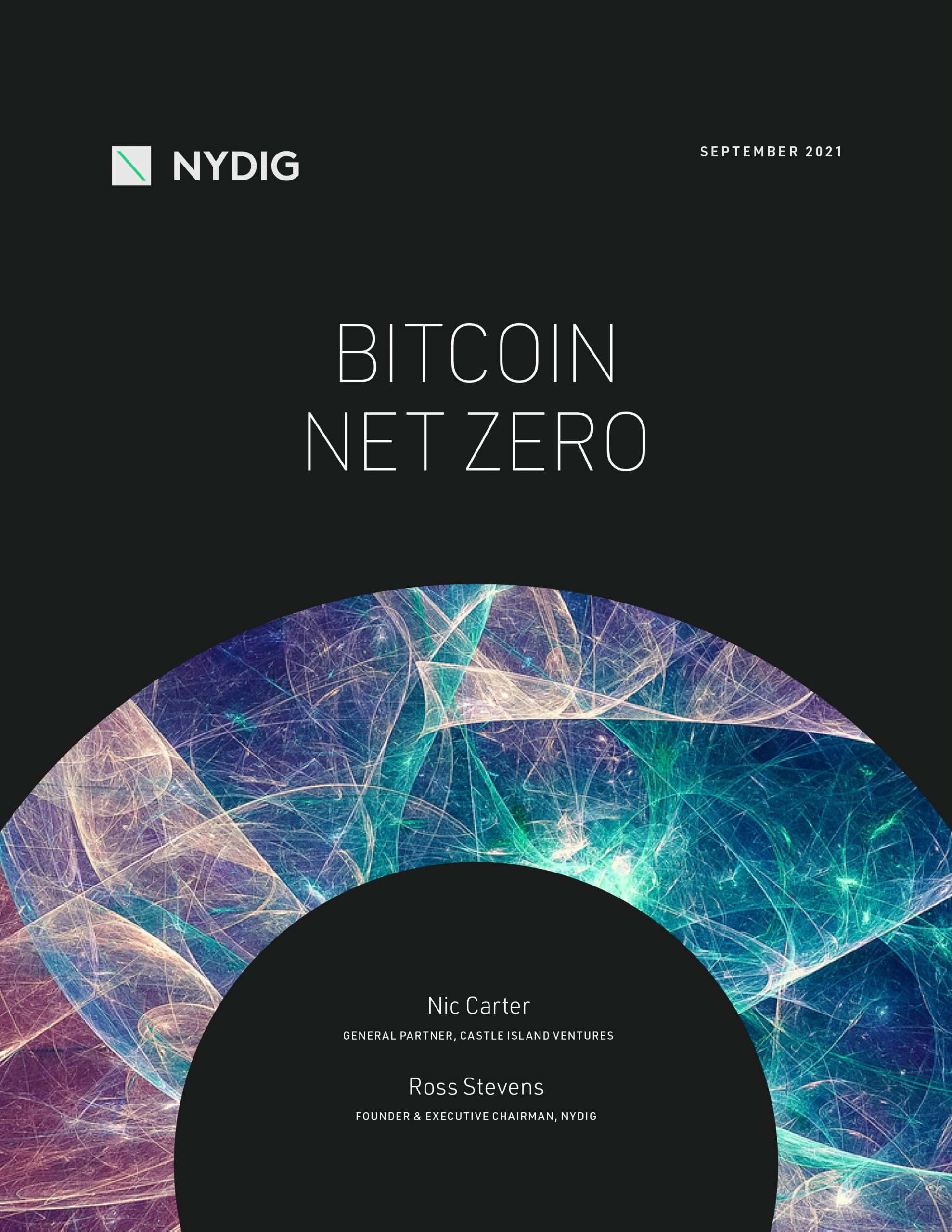 Report: Bitcoin Net Zero | NYDIG
