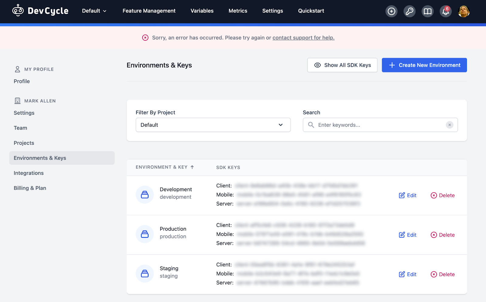 Using Non-Boolean Feature Flags