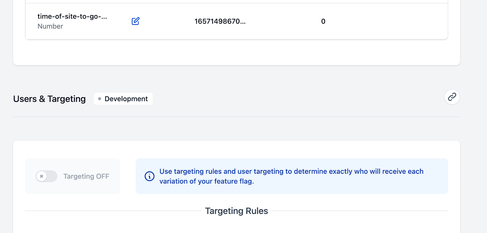 Using Non Boolean Feature Flags