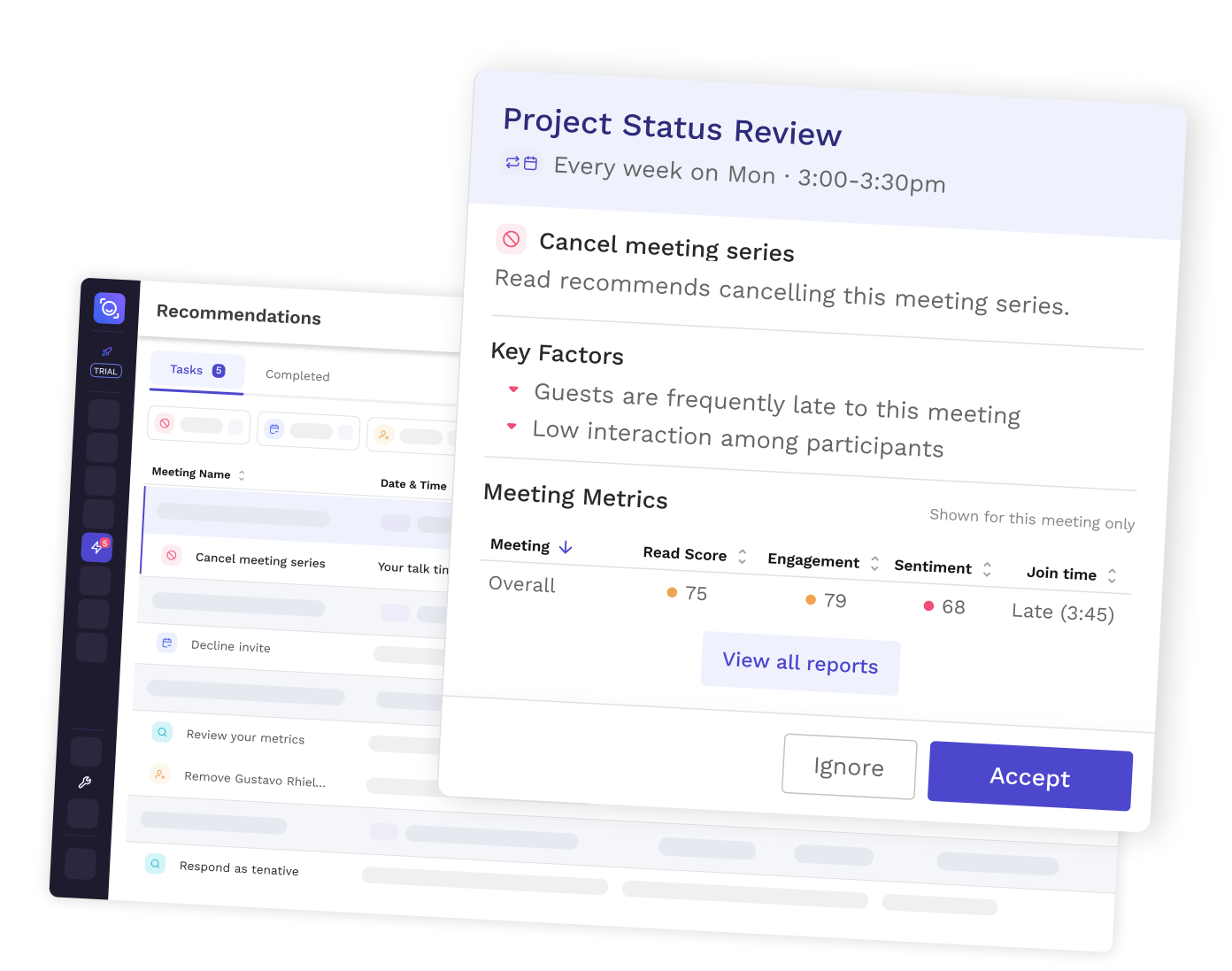Meeting Recommendations: Reclaim Time with Meeting Optimization | Read