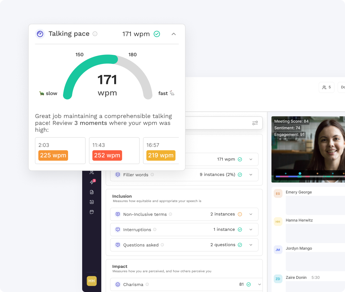 Coaching: Your personal AI Speaker Coach