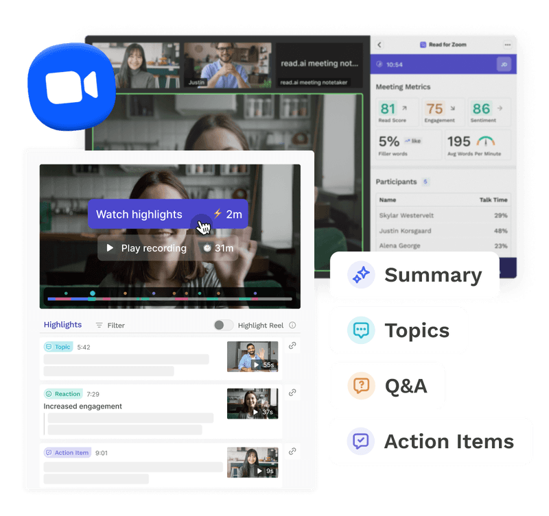 Meeting Summaries, Transcript, Video Playback, and Real-Time Insights ...