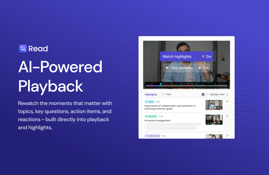 Meeting Playback: Record Meeting Audio and Video with Transcription | Read