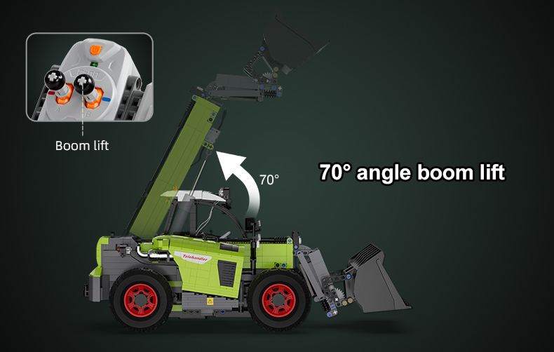 Moc Telehandler C61051W | CaDA Bricks