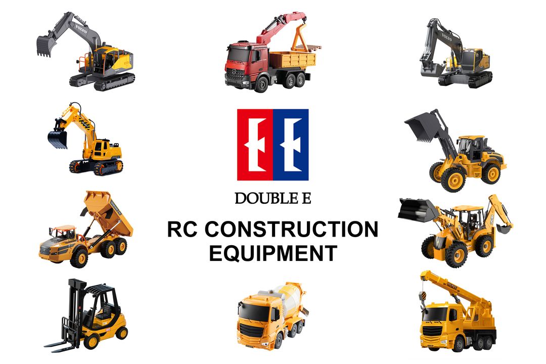 12 Best RC Construction Equipment Trucks For Kids | Double E Toys