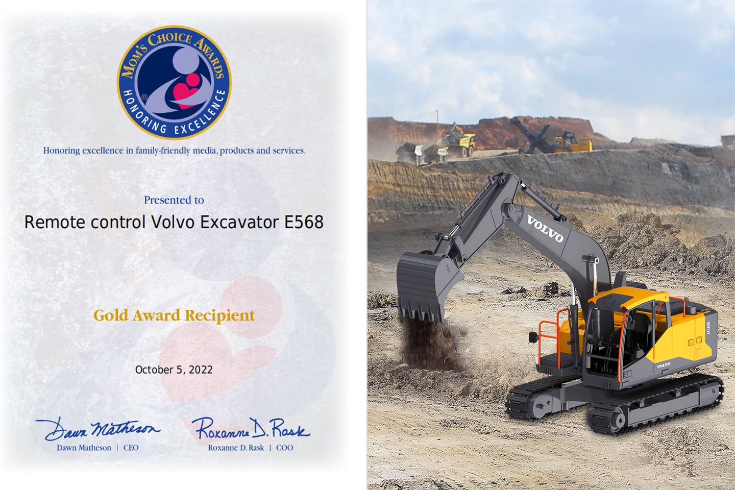 Volvo RC Excavator - Toy Awards