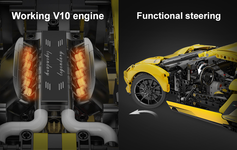 LP700 Supercar | CaDA Bricks