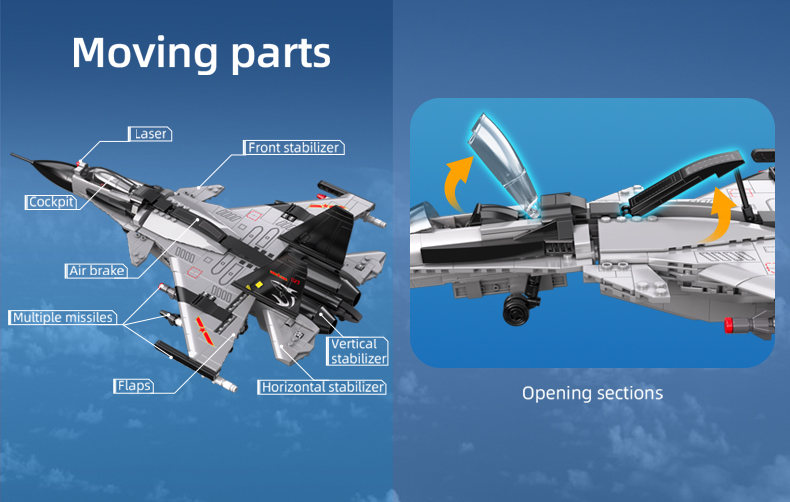 Fighter Jet | CaDA Bricks