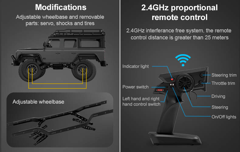 Land Rover Defender Crawler | Double E Toys