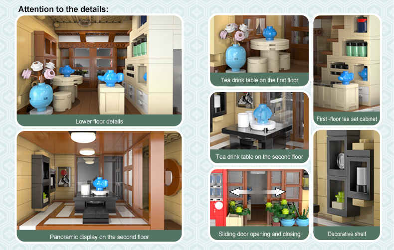 Japanese Tea Shop | CaDA Bricks