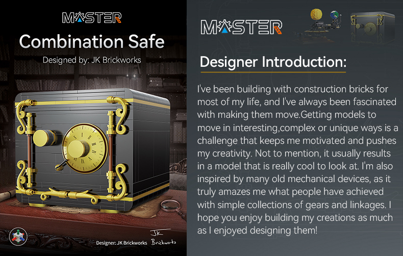 Combination Safe | CaDA Bricks