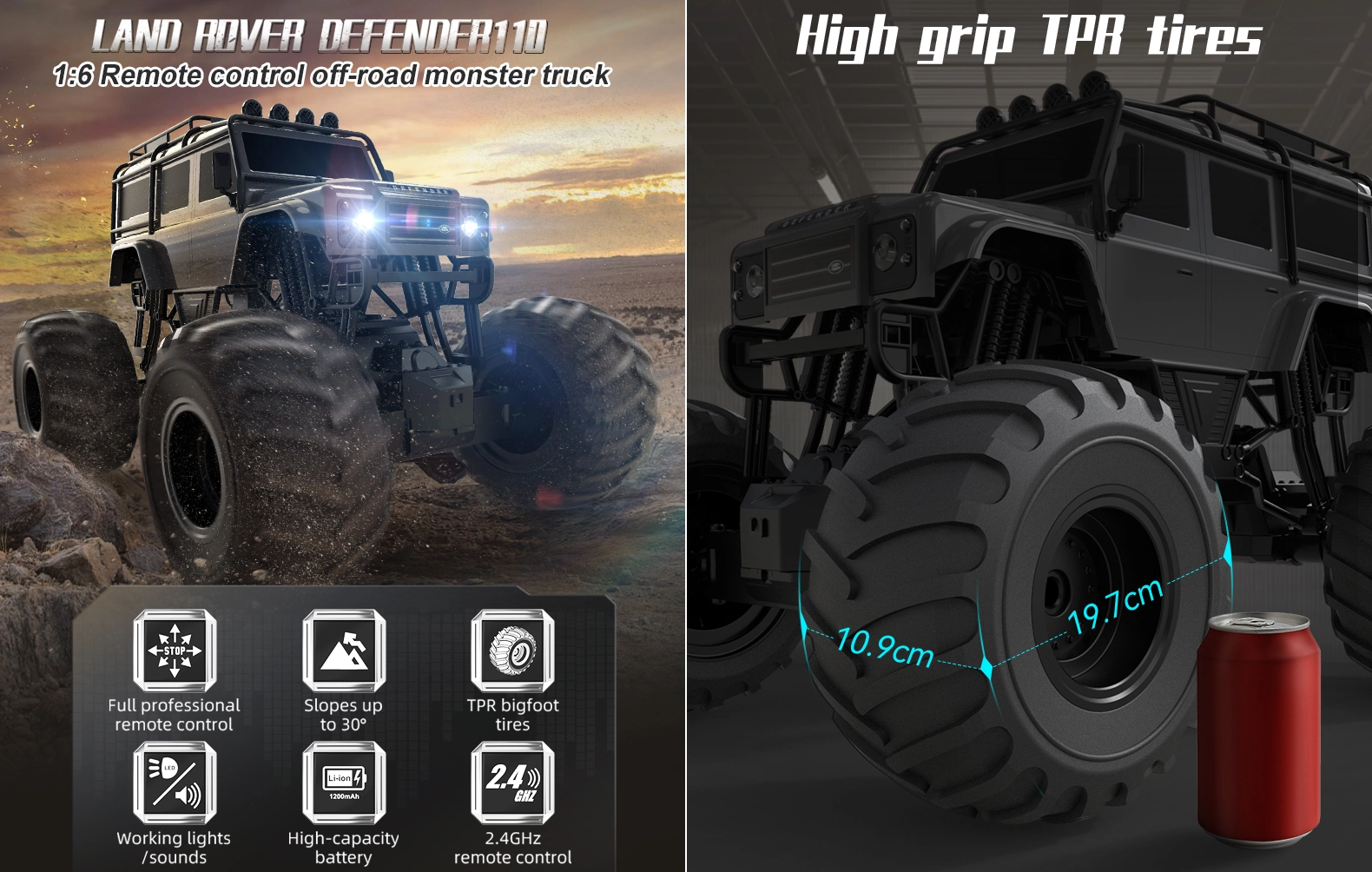 Remote Control Land Rover Defender | Double E Toys