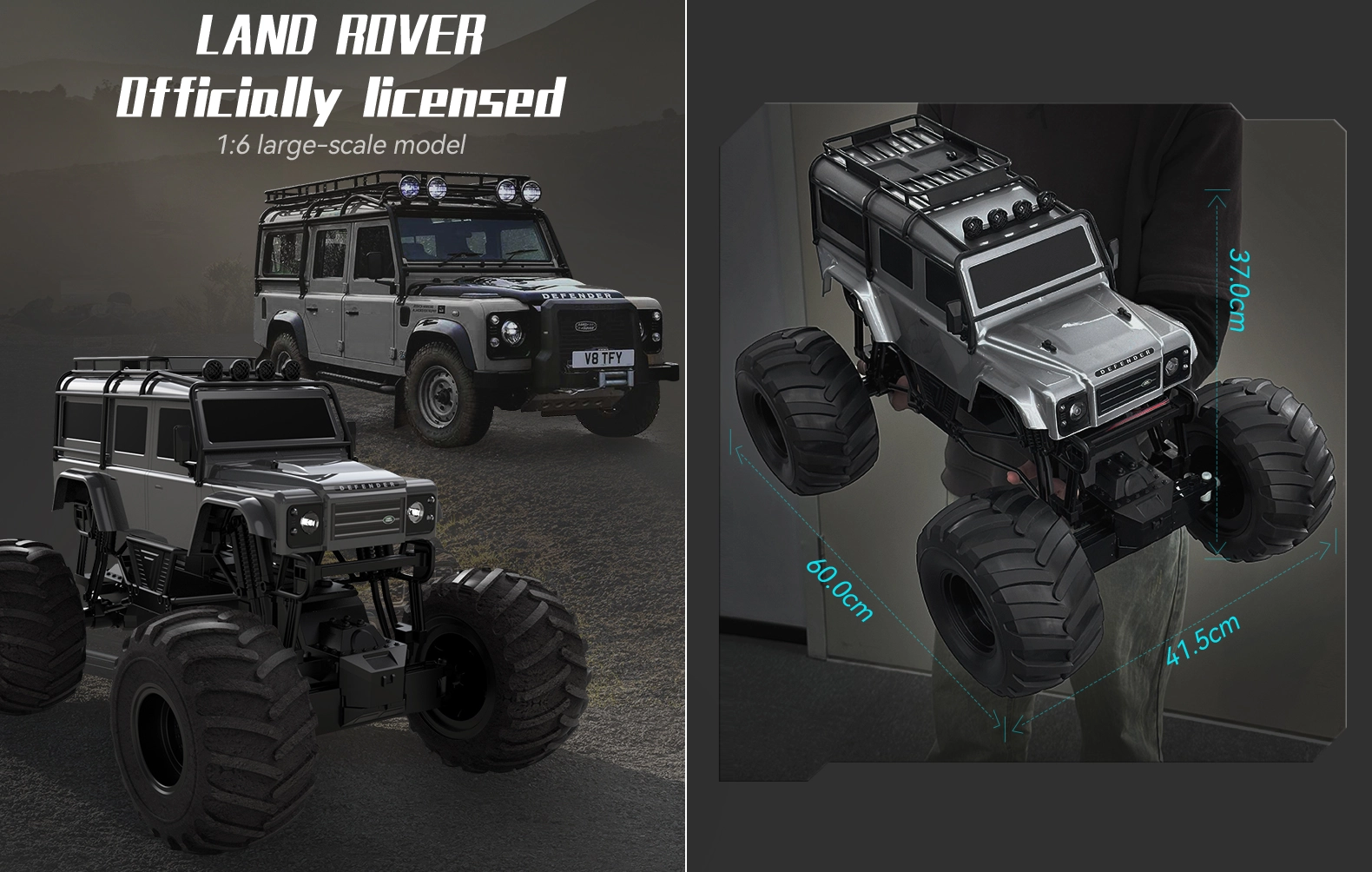 Remote Control Land Rover Defender | Double E Toys