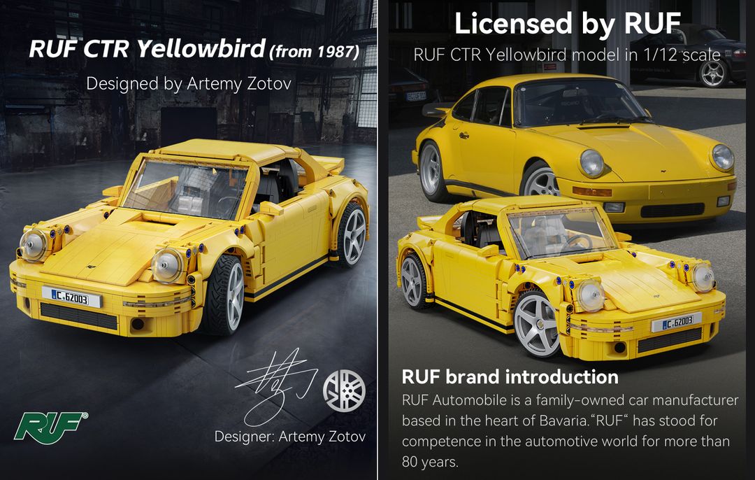 RUF CTR 2017 Yellowbird | CaDA Bricks