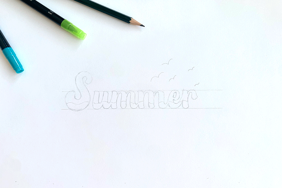 Easy Hand Lettering Techniques to Try at Home | Create | NOTEWORTHY at ...