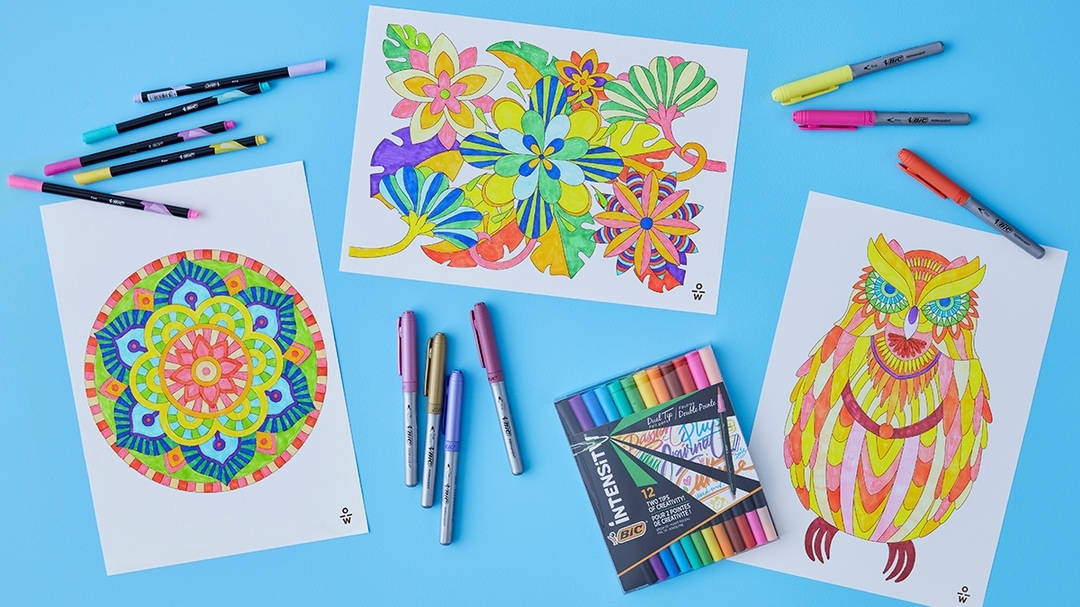 Find Your Calm With Mindful Colouring | Create | NOTEWORTHY at Officeworks