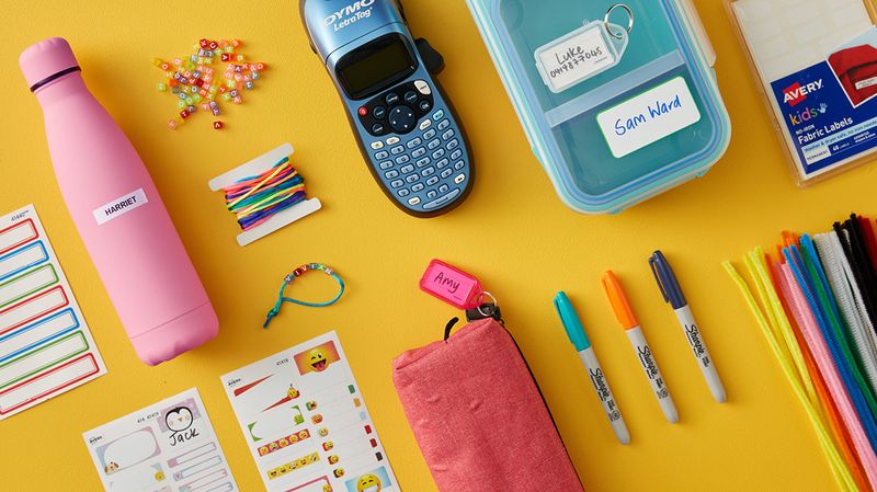 6 Clever Ways to Make Kids’ Name Labels for School | Learn | NOTEWORTHY ...