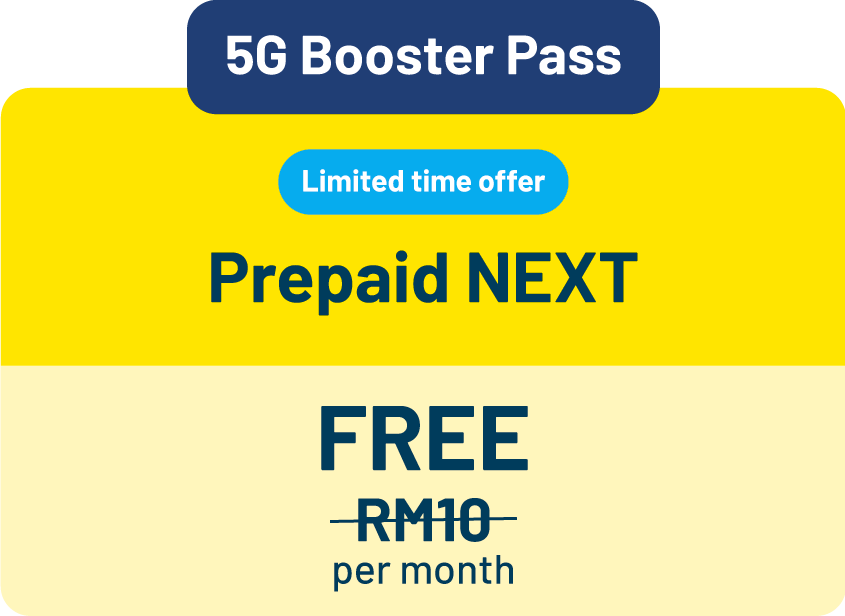 Semua Prabayar Digi NEXT Terima 5G Percuma Untuk Masa Terhad