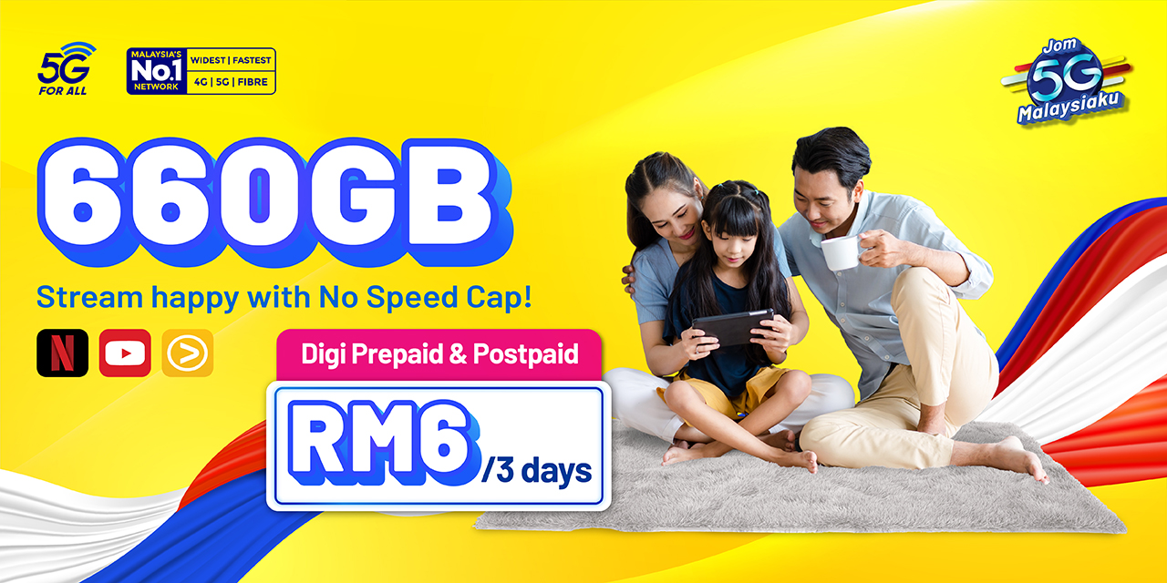 Digi Prepaid NEXT | 5G High-Speed Internet Plan and Unlimited Call