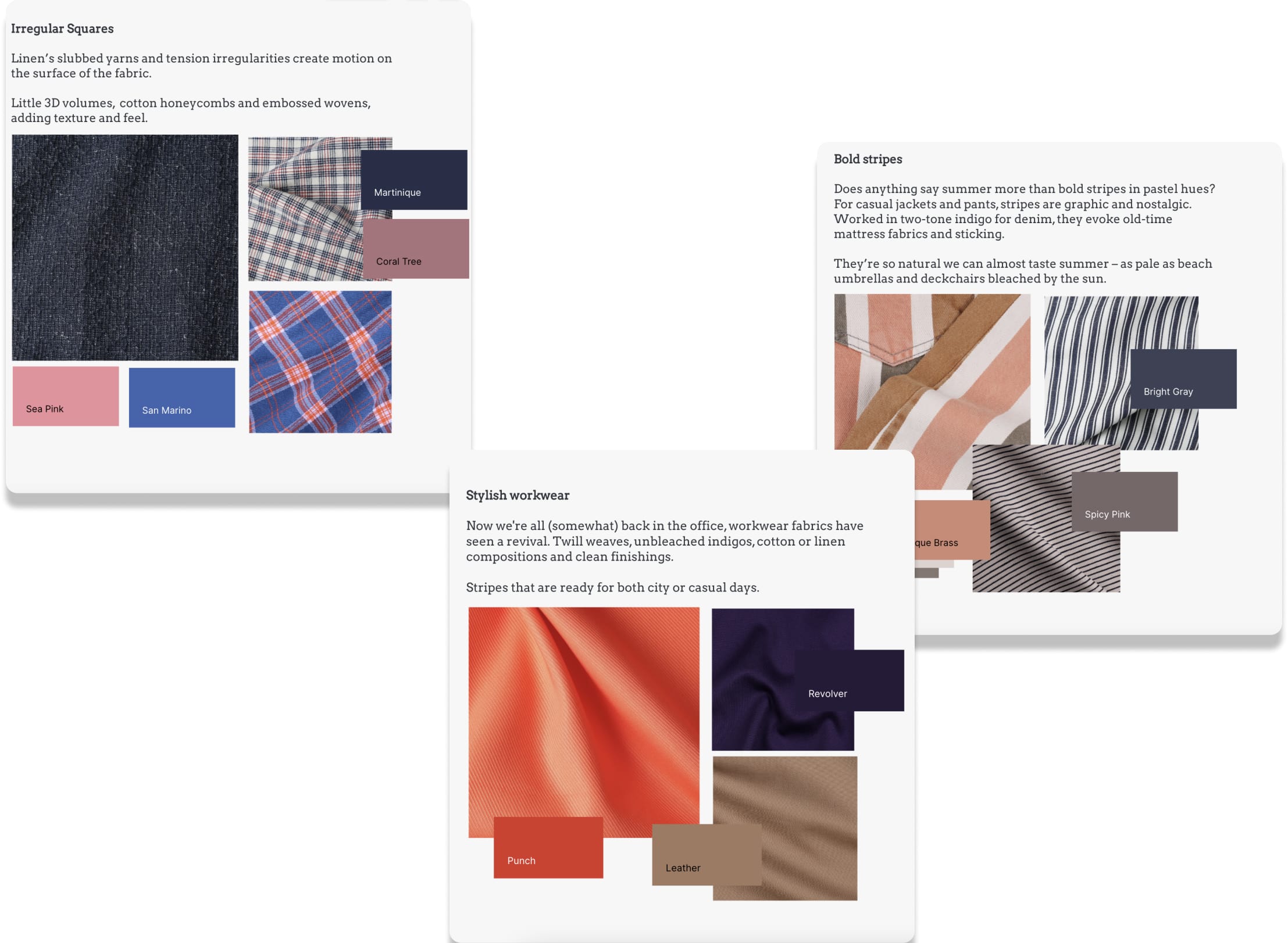Casual fabric trends for Spring/Summer 2023
