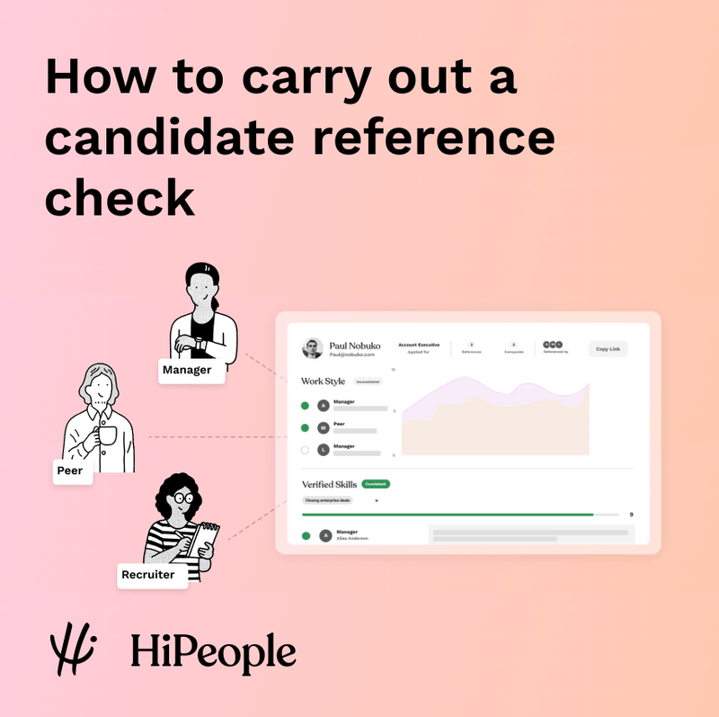 How to carry out a candidate reference check - HiPeople