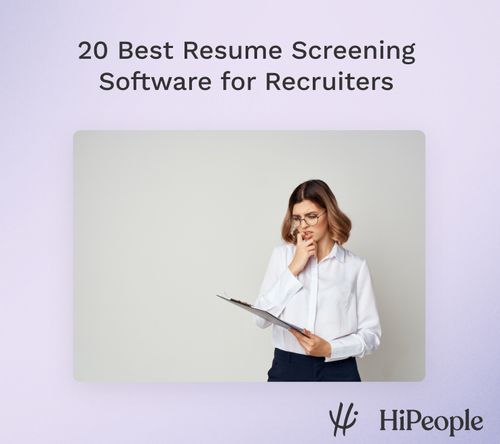 20 Best Resume Screening Software for Recruiters in 2024 - HiPeople