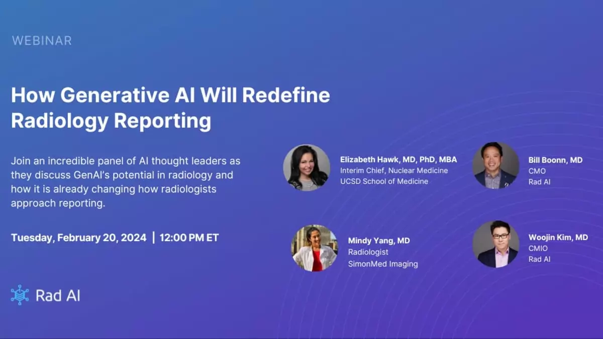 How Generative AI Will Redefine Radiology Reporting