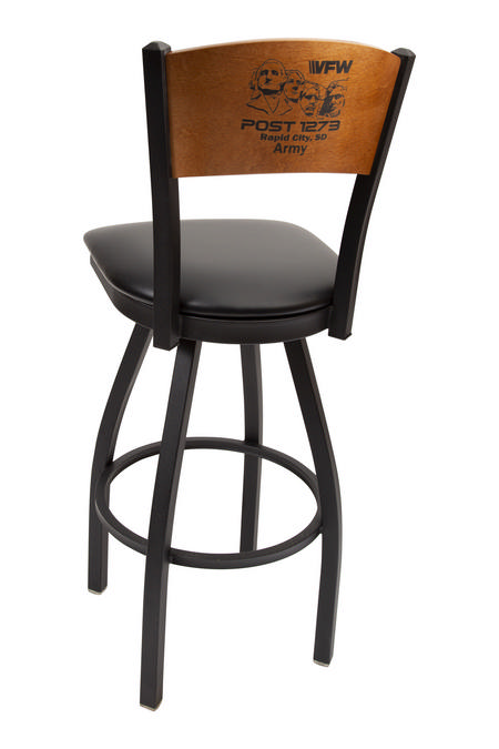 Portfolio Showcase: Customized Barstools for Veterans & Military ...