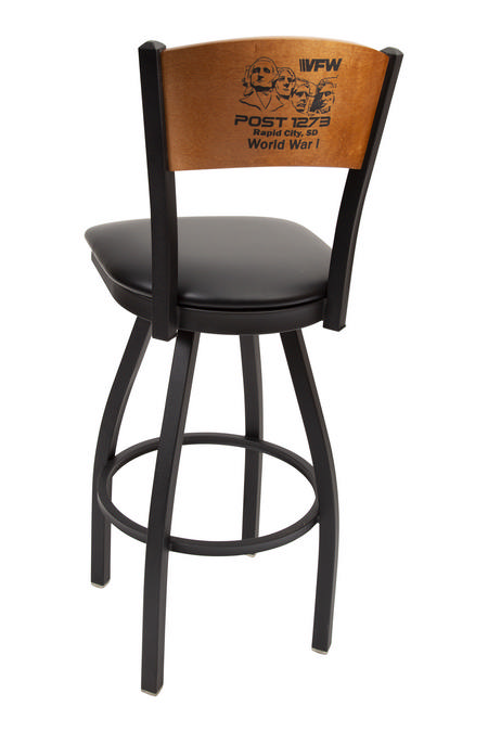 Portfolio Showcase: Customized Barstools for Veterans & Military ...