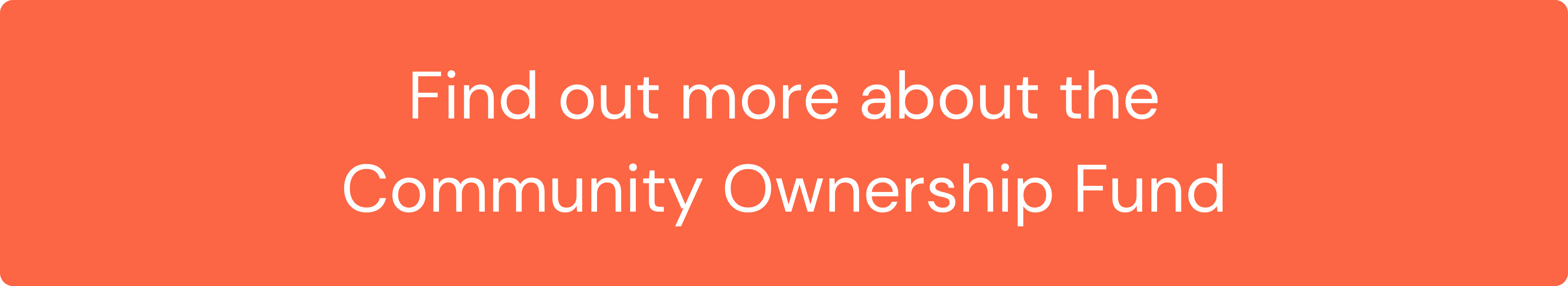Community Ownership Fund Support Programme