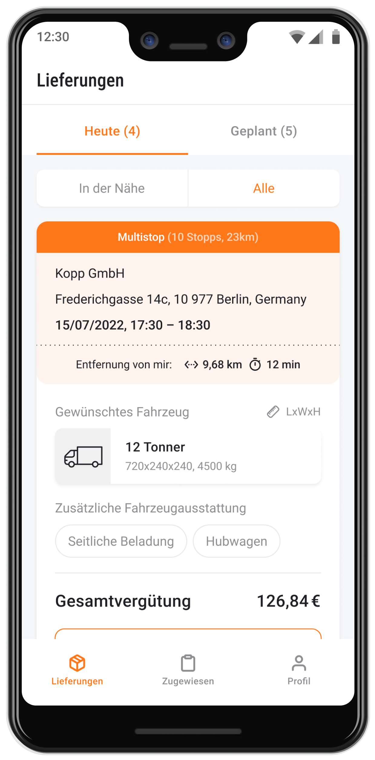 Werde Transportpartner bei Cito – Transportaufträge per App